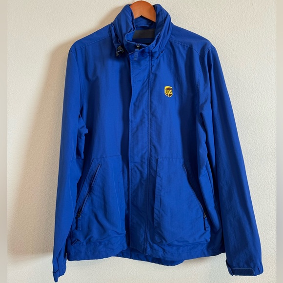 Lands' End | Jackets & Coats | Ups Uniform Employee Jacket Blue Medium ...